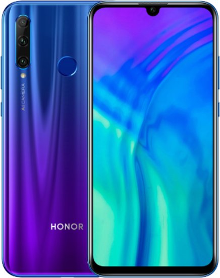 Honor 20i Blue 128GB 4GB RAM Gsm Unlocked Phone Kirin 710 Android ...