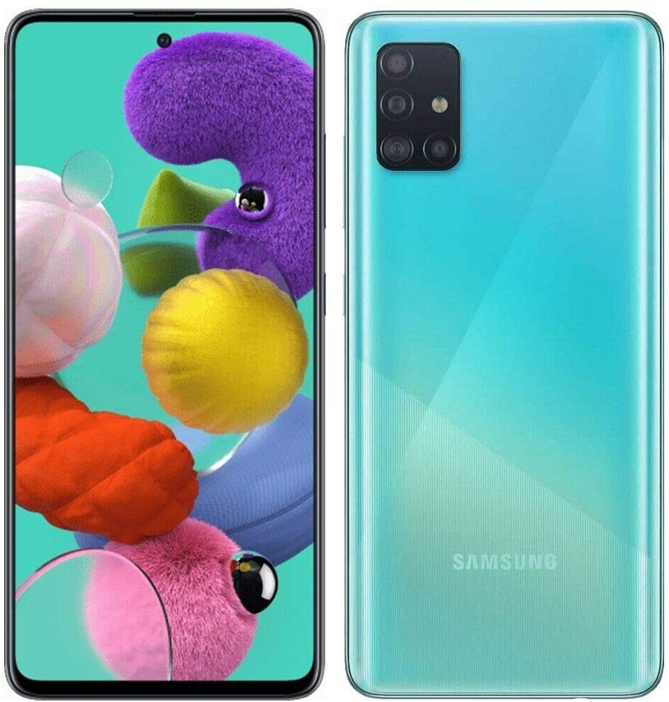 Samsung Galaxy A51 SM-S515DL Prism Crush Blue 256GB 8GB RAM Gsm ...